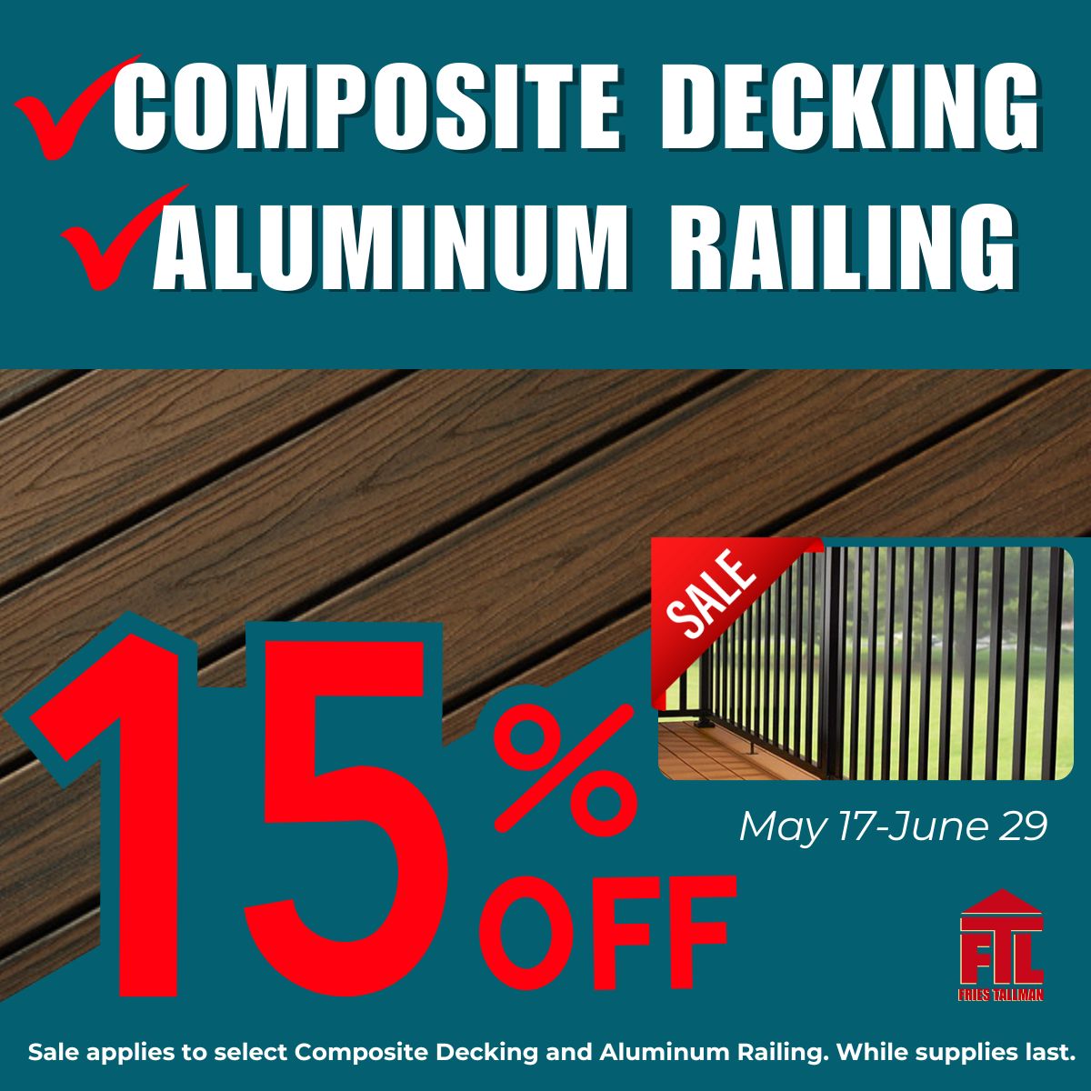 Promotions – Fries Tallman Lumber